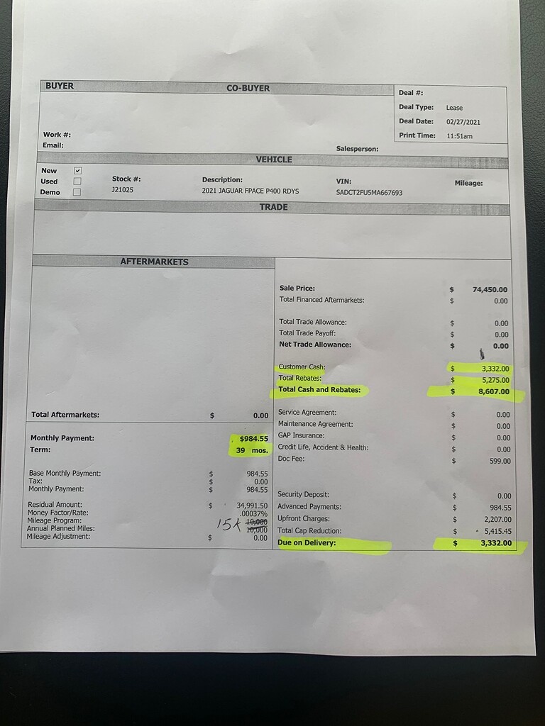 Jaguar F Pace Leasing Questions Ask The Hackrs Leasehackr Forum